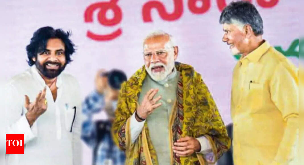 Rift in NDA? Pawan attacks TDP mantri over AP law & order | India News - Times of India