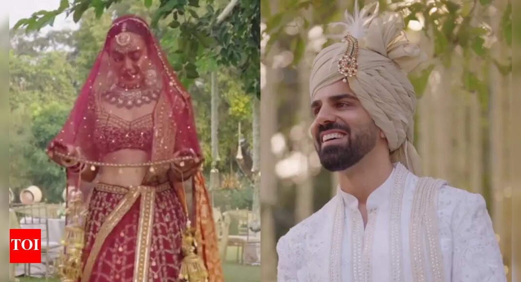 Surbhi Jyoti gets all emotional as she gets married to Sumit Suri; watch her heartwarming ...