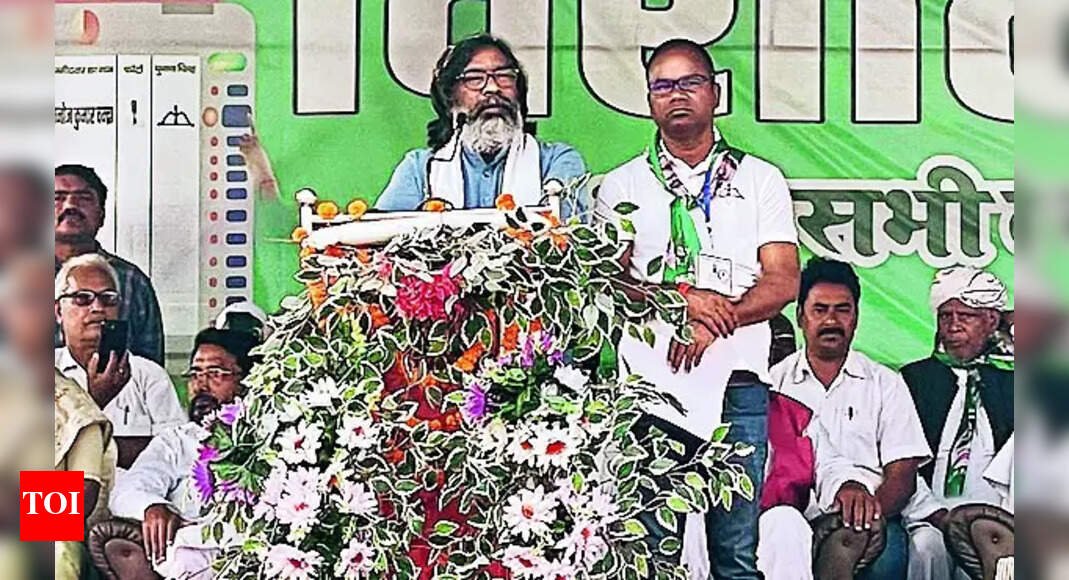 Hemant Soren Accuses BJP of Divisive Politics in Jharkhand Assembly Polls | Ranchi News - Times ...