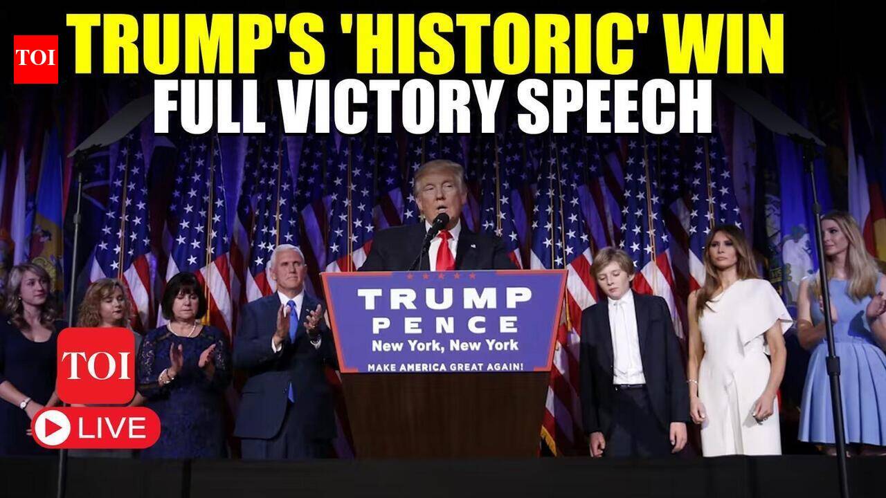 LIVE | US President-Elect Trump FULL Victory Speech | 'We Made History ...