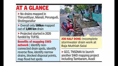 Chennai's Storm Water Drain Network Mapping Stalls: 85% Remains ...