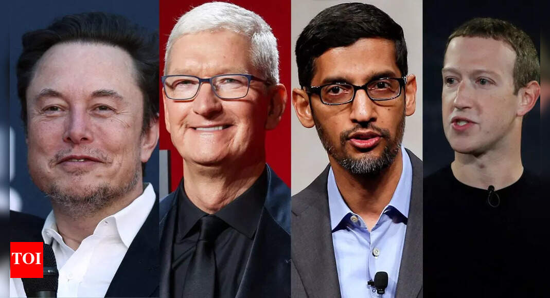 Elon Musk, Sundar Pichai, Tim Cook, and other tech leaders congratulate Donald Trump on US ...