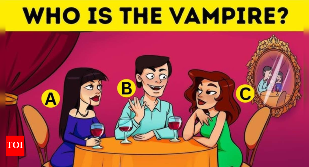 Optical Illusion: Only a spooky-cookie can spot the real vampire in ...