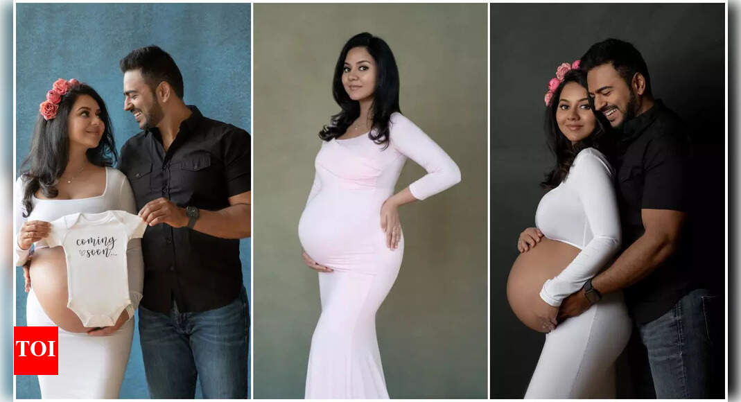 Actress Vidya Pradeep flaunts her baby bump | Tamil Movie News - Times ...
