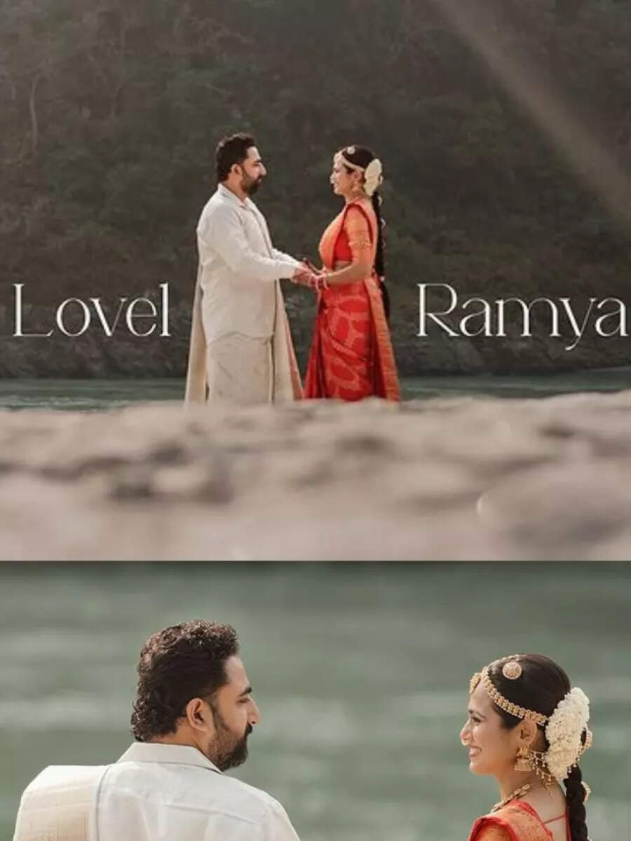 Ramya Pandian's wedding with Lovel Dhawan | Times of India