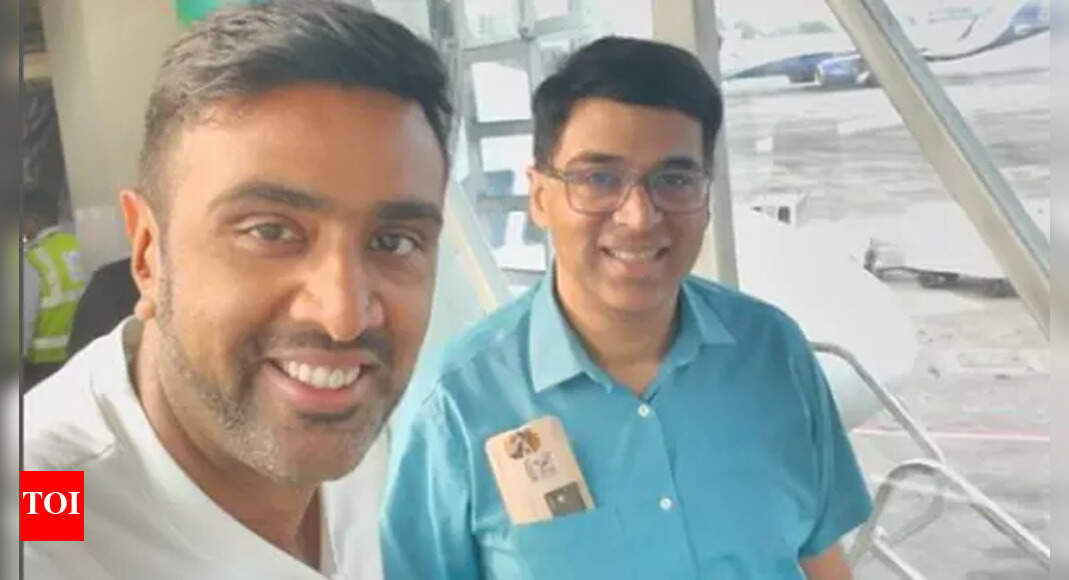 Ravichandran Ashwin shares 'fan boy moment' with chess legend Viswanathan Anand | Off the field ...