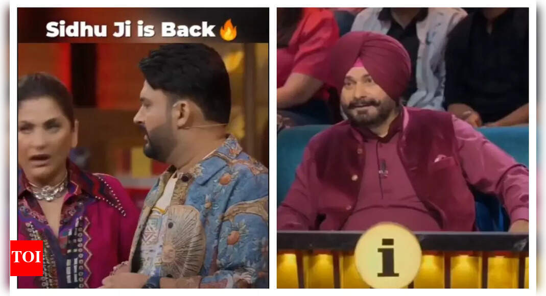 The Great Indian Kapil Show: Navjot Singh Sidhu makes a comeback; scared Archana Puran Singh ...