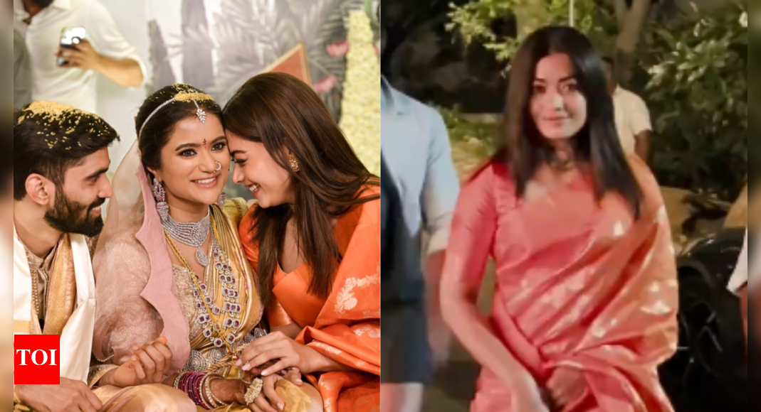 Rashmika Mandanna spotted at friend Shravya Varma's wedding in an ...