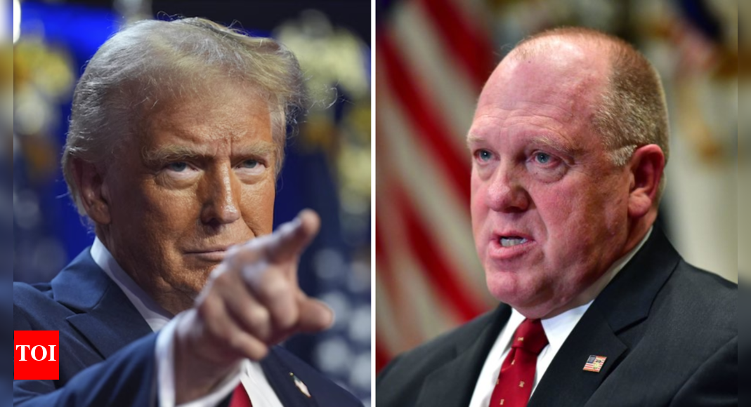 Trump names immigration hawk as 'border czar' - Times of India