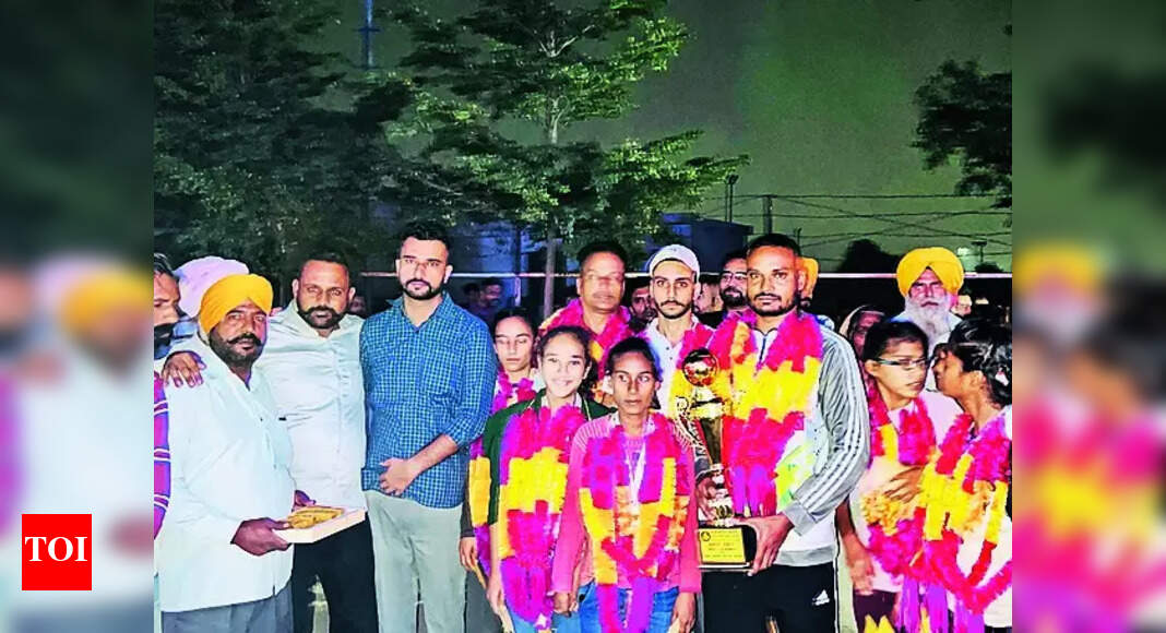 Rasoolra Girls Celebrate U-14 Football Success with Triumphant Return ...