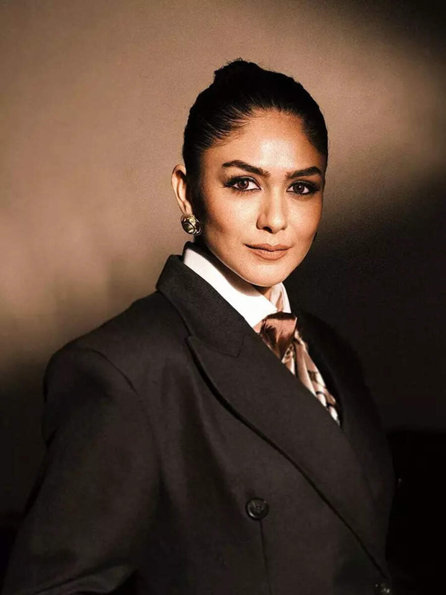 Mrunal Thakur Redefines Power Dressing with Bold Colors and Impeccable ...