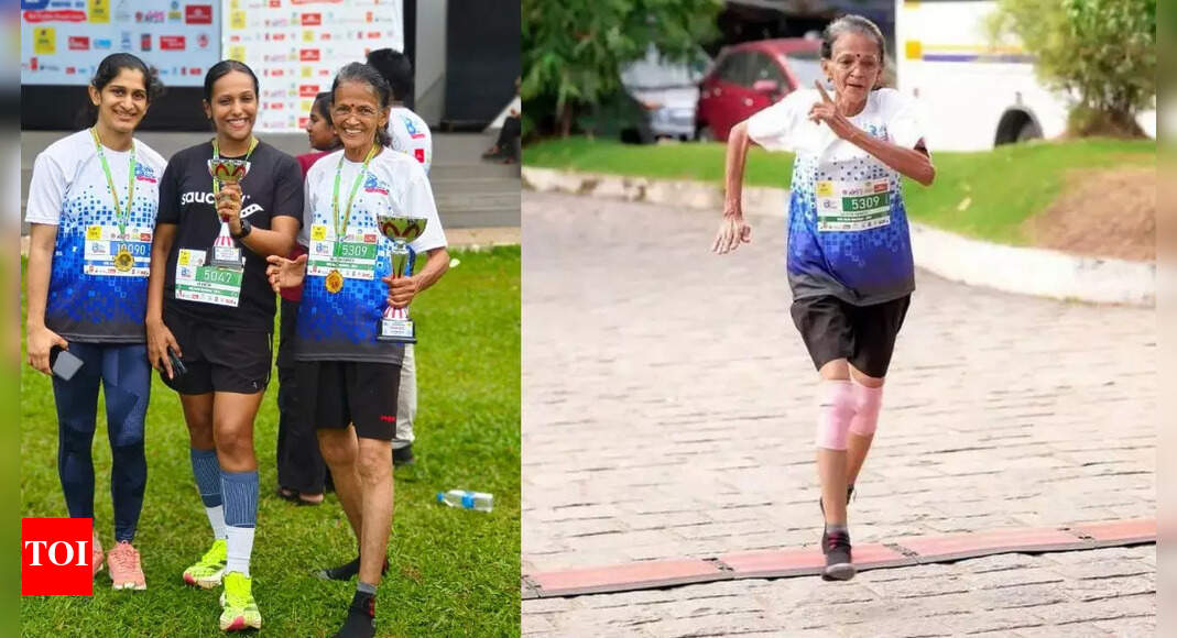 73-Year-Old Woman Inspires by Running Marathons Barefoot | Mangaluru ...