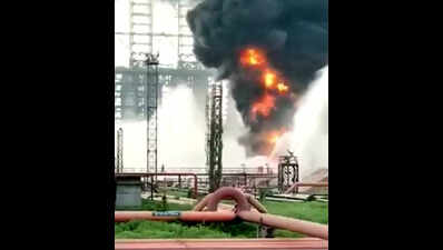 Deadly IOCL Fire Claims Two Lives, Sparks Outrage in Vadodara ...