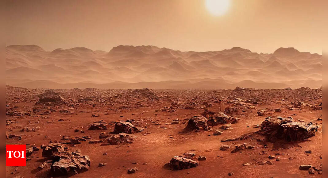 Revealed! How carbon dioxide helped water flow on Mars - Times of India