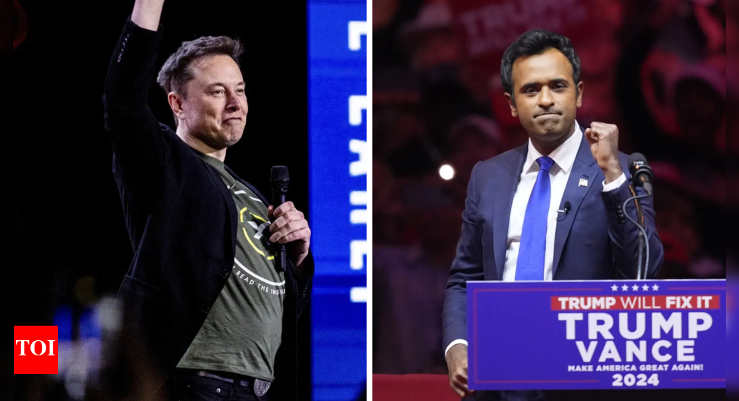 Trump says Elon Musk, Vivek Ramaswamy will lead department of government efficiency - The Times ...