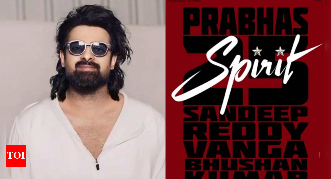 Prabhas to begin filming for Sandeep Reddy Vanga's cop drama 'Spirit ...