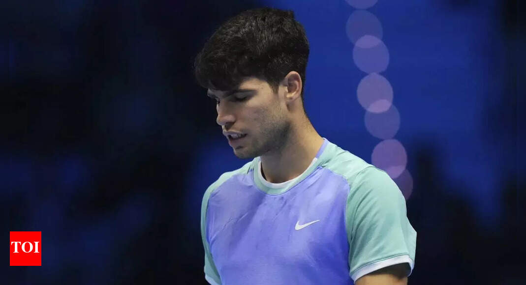 Carlos Alcaraz not at 100% for Andrey Rublev clash at ATP Finals ...