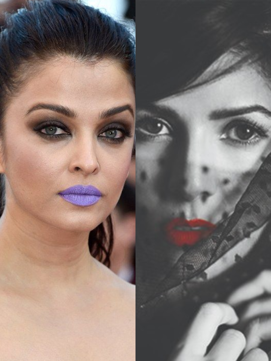 Aishwarya to Nimrat: Unconventional lip shades worn by Bollywood divas ...