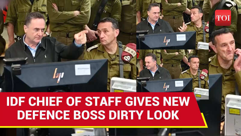 Israel Army Chief Glances At New Defence Boss Over Hezbollah Talk, Then ...