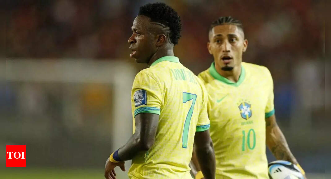 Raphinha nets free-kick; Vinicius Junior misses penalty in Brazil's 1-1 ...