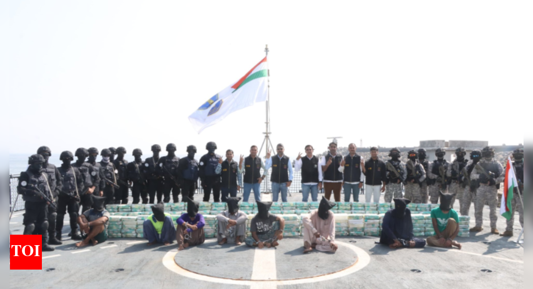 Drug Bust 700kg Meth Seized From Boat Off Porbandar Coast In Joint
