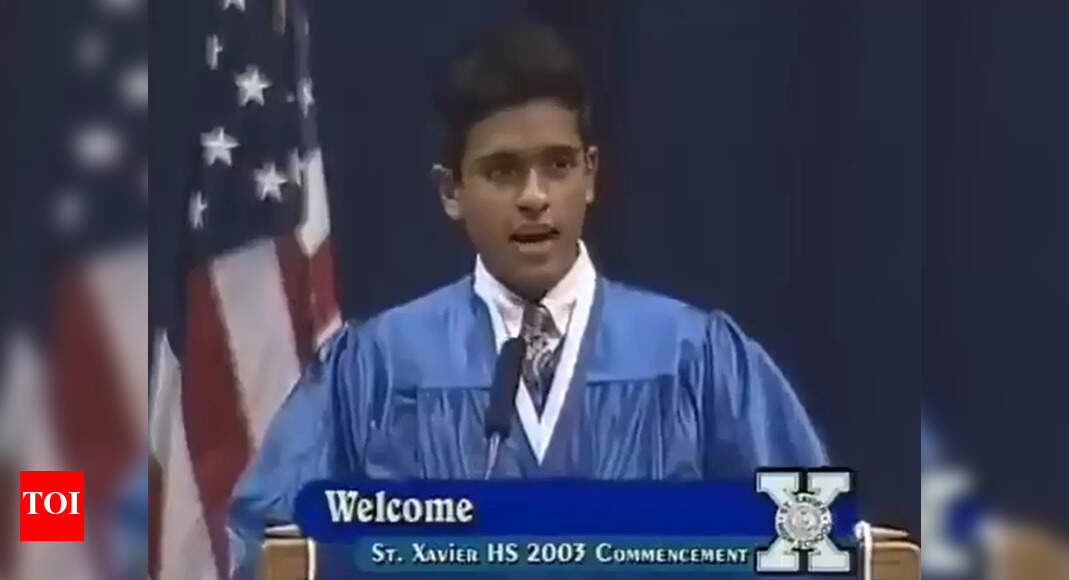 Vivek Ramaswamy shares his 2003 high school graduation day speech: I ...