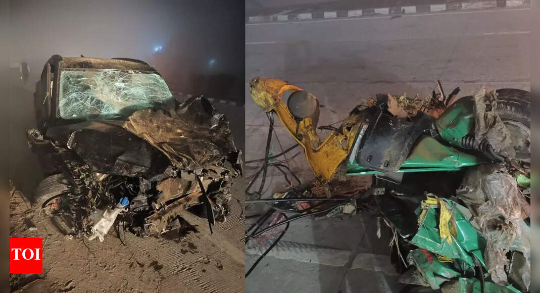 Tragic Accident in Uttar Pradesh: 7 Killed as Car Crashes into Auto ...