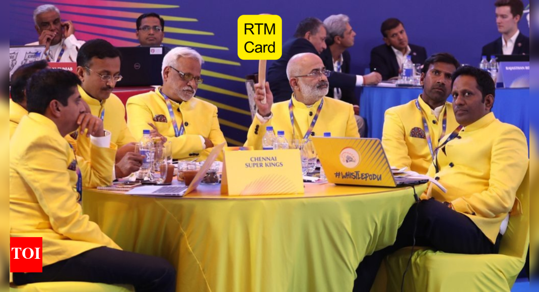 IPL 2025 Auction: Chennai Super Kings remaining purse, Right to Match ...