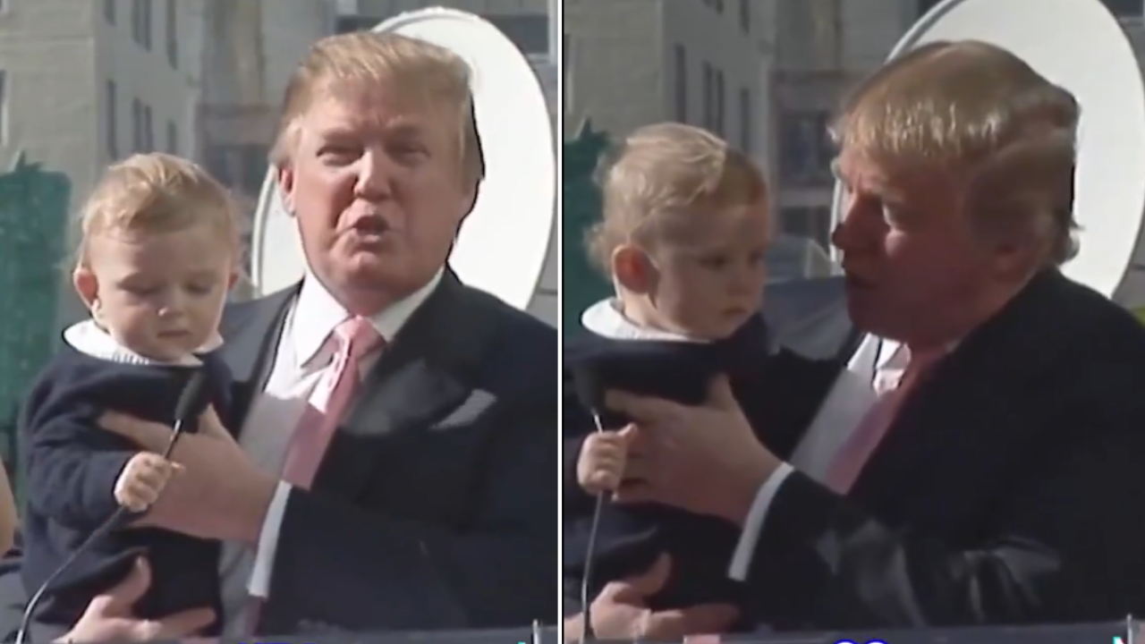 Barron Trump Bebe