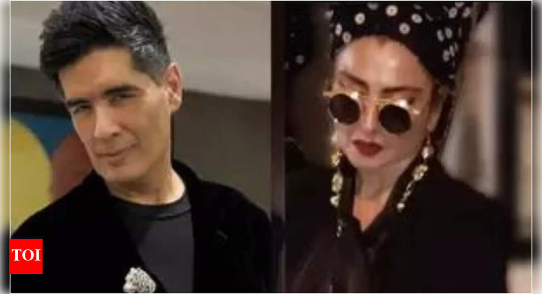 Why Manish Malhotra is 'obsessed' with Rekha? | - Times of India