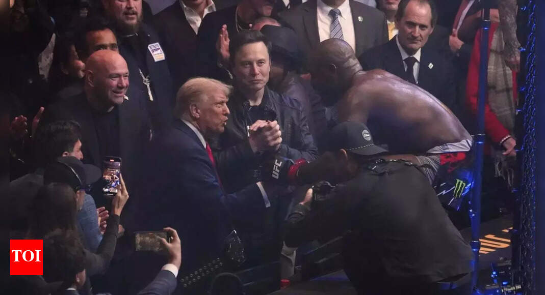 Watch: Jon Jones celebrates with 'YMCA' dance, points at Donald Trump ...