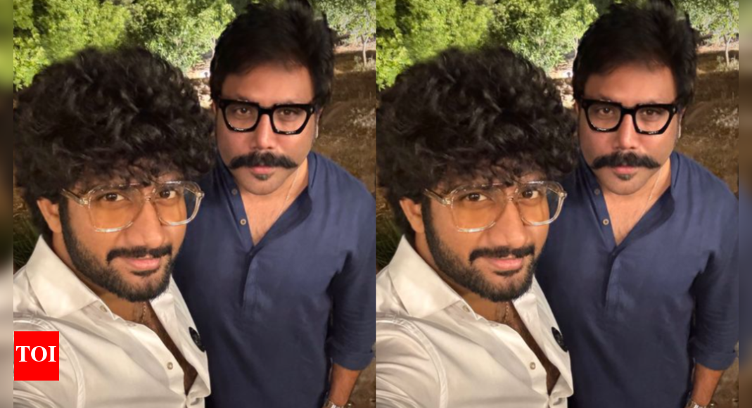 Sandeep Reddy Vanga and Prasanth Varma pose for a selfie | - Times of India
