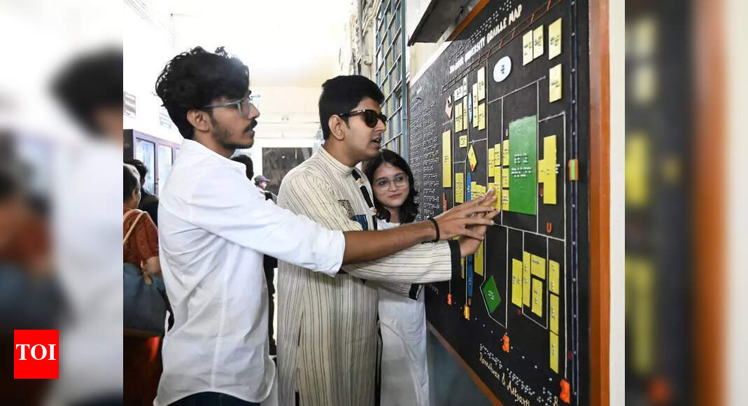Jadavpur University Students Develop Braille Map to Enhance Campus ...