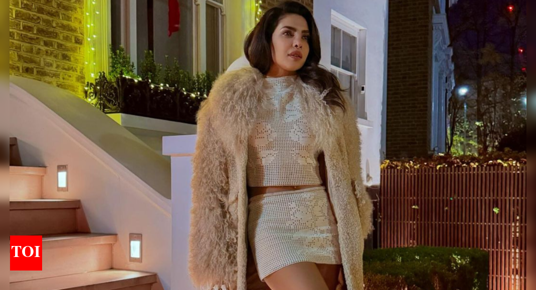 Priyanka Chopra looks drop-dead-gorgeous in lace crochet co-ord set ...