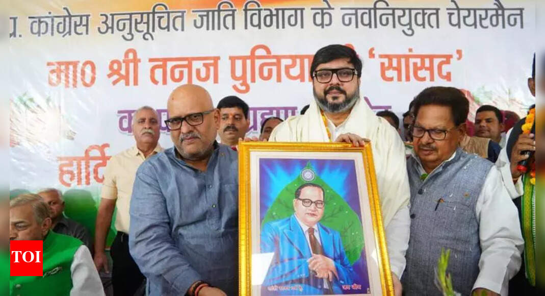 BJP Betrayal of Society Criticized by Tanuj Punia in UP Congress ...