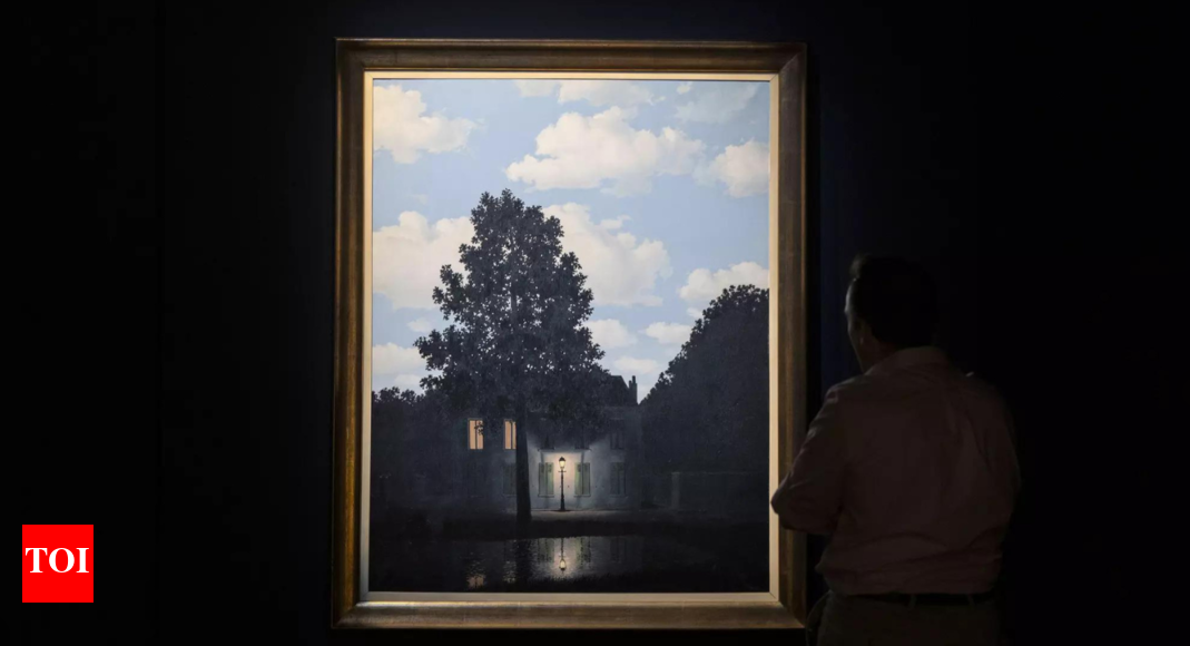 Rene Magritte Paintings: Rene Magritte's surreal painting titled ...