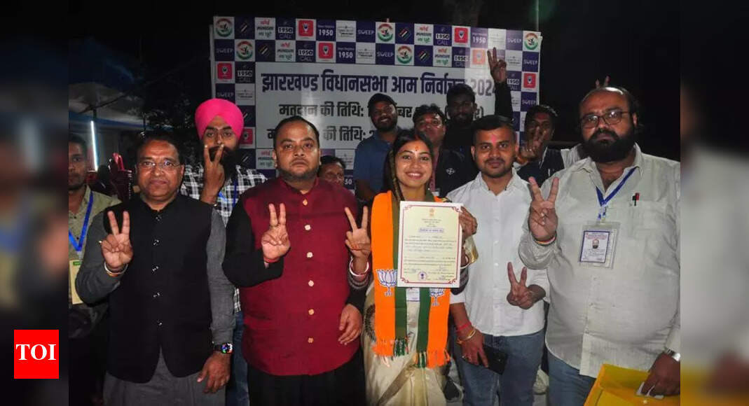 Purnima Sahu Makes Political Debut in Jamshedpur (East), Secures Seat for BJP | Ranchi News ...