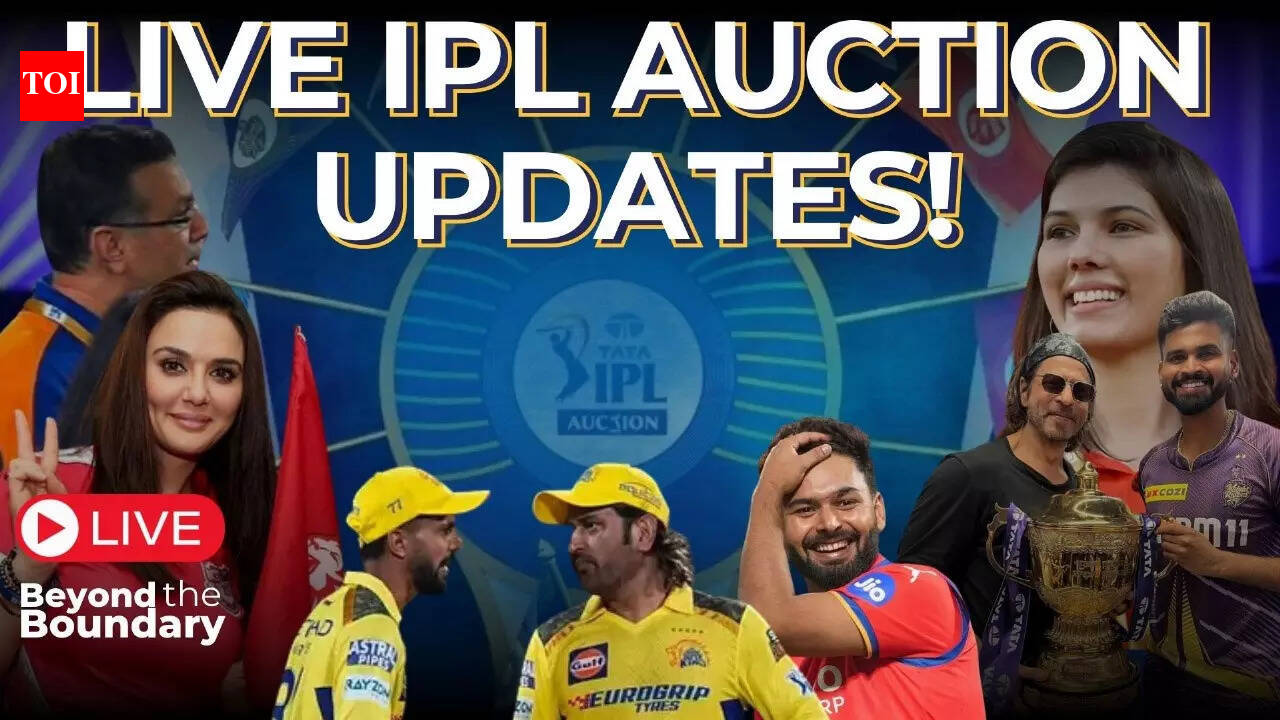 LIVE IPL Auction 2025 | IPL 2025 Mega Auction 2025 | Catch all the ...