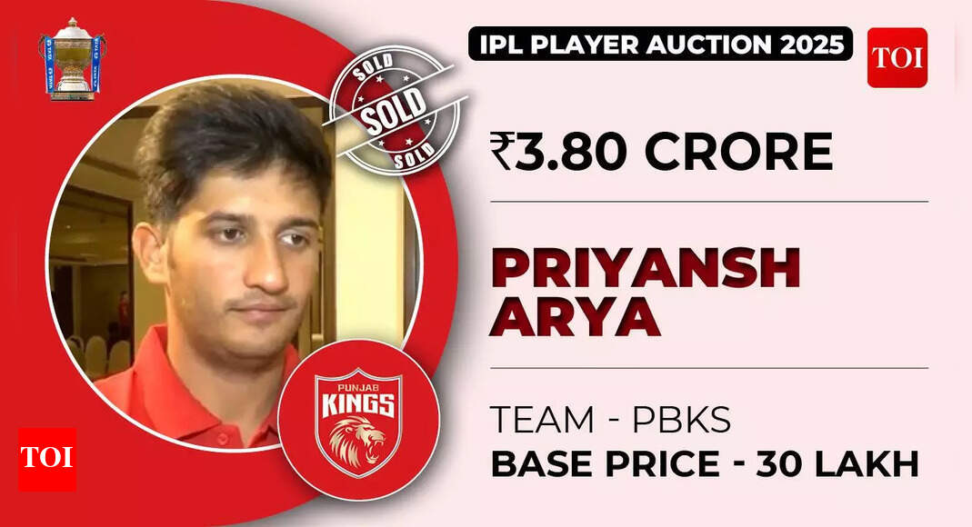 Who is Priyansh Arya - the Delhi opener sold to PBKS for Rs 3.8 crore ...
