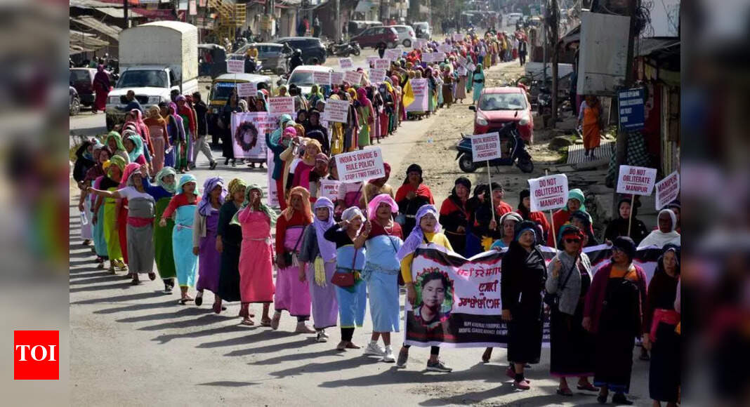 Protest Against AFSPA in Imphal East: Civil Society March Defies Curfew ...