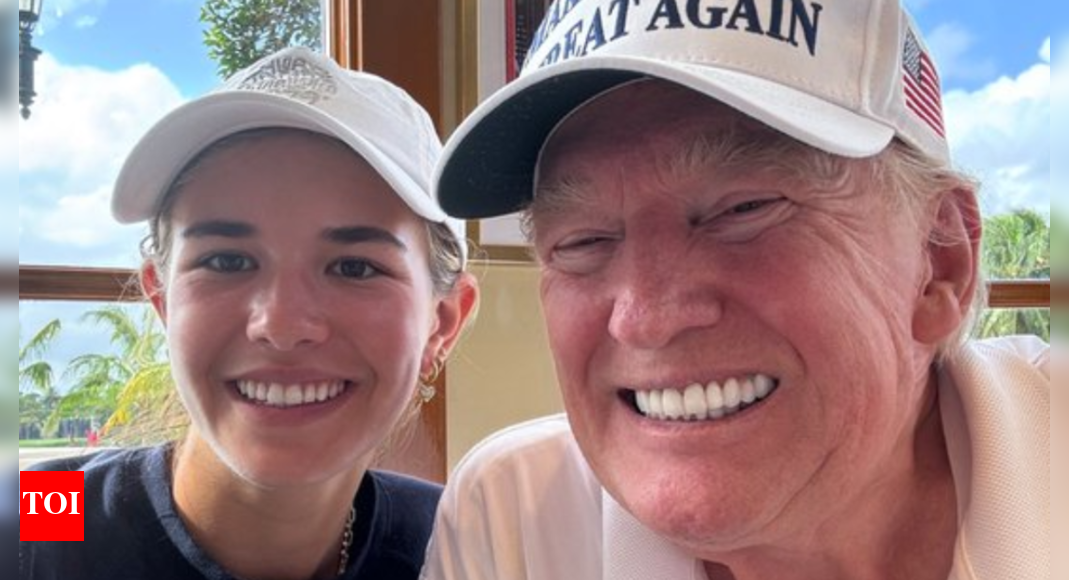 Donald Trump's granddaughter Kai Trump performs iconic 'YMCA' dance on ...