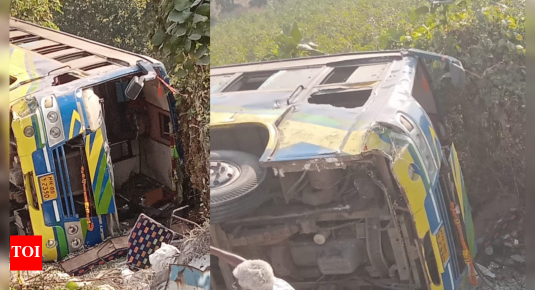 Nagpur School Bus Accident: 1 student dead, 40 injured as Nagpur school ...