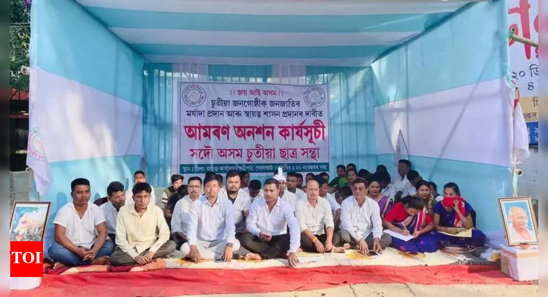 All Assam Chutia Students' Union Stages Hunger Strike for Scheduled ...