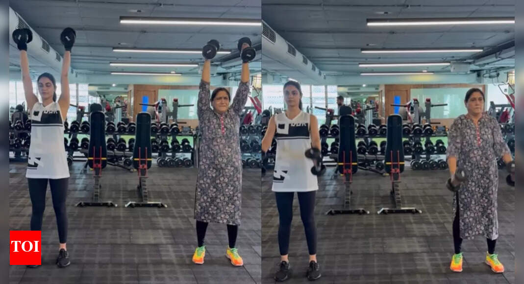 Allu Arjun’s wife Allu Sneha Reddy sweats it out in the gym with her ...