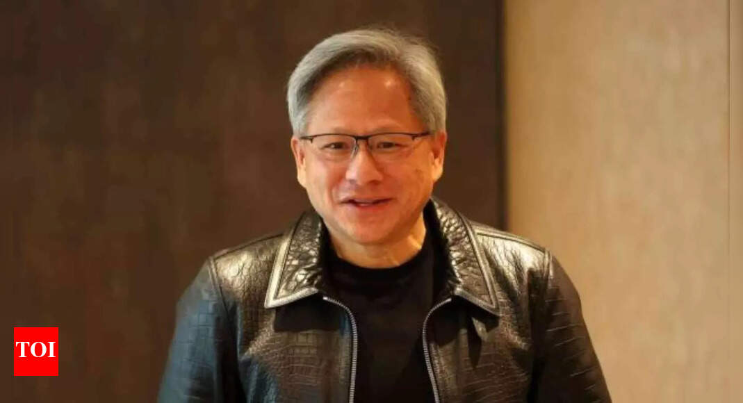Nvidia CEO Jensen Huang shares the pickup line that won his wife's ...