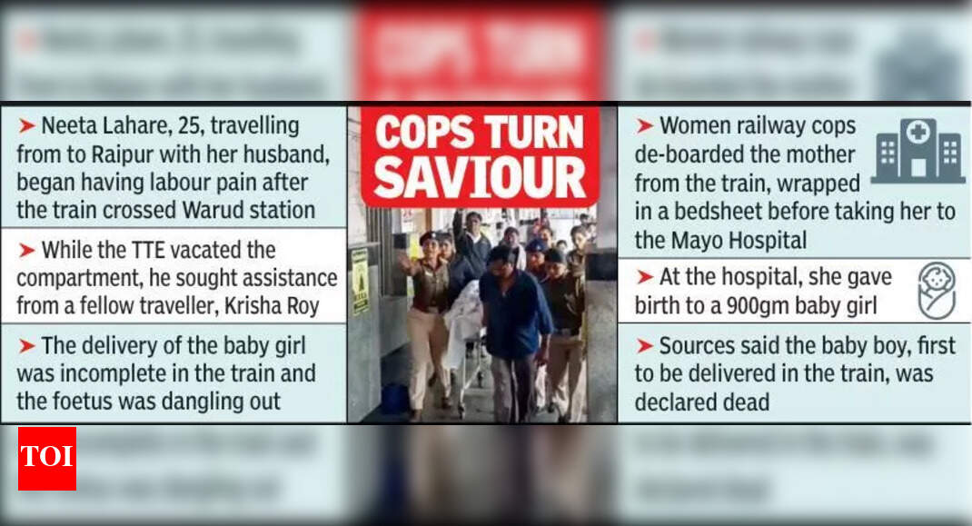 Women Railway Cops Perform Heroic Rescue During Train Birth in Nagpur ...
