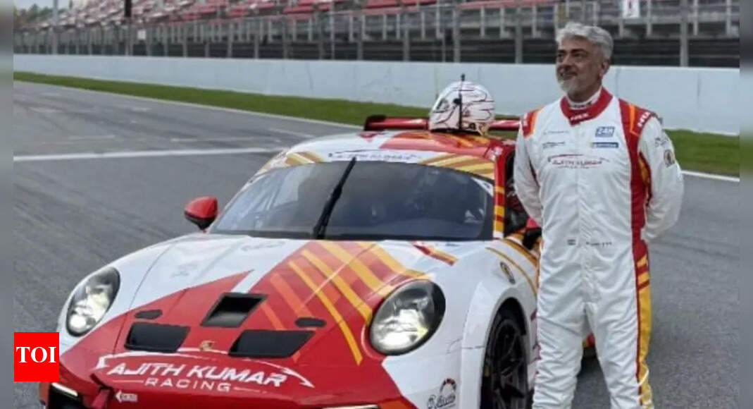 Ajith gets his car painted as he prepares for racing championship ...