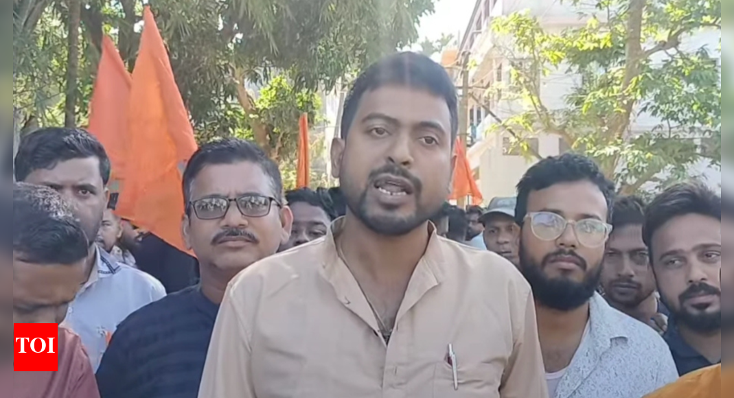 Right bodies and Hindu saints launch protest in Tripura against arrest ...