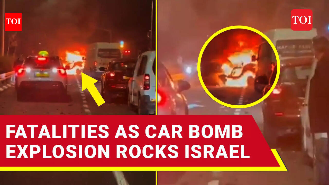 Central Israel Rocked By Huge Car Bomb Explosion; Fire & Deaths In ...