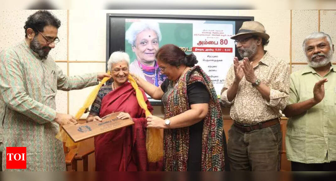 Celebrating Ambai: American College Honors Feminist Literary Icon on ...